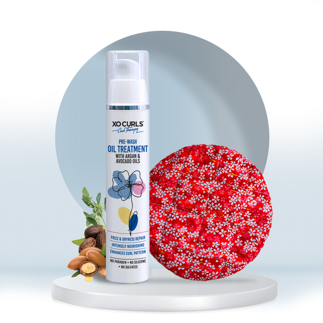 Pre Wash Oil & Heat Cap Combo – XO Curls